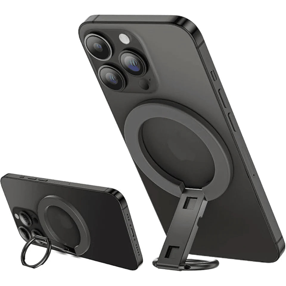 Amazingthing Magnetic Phone Ring With Stand Grey – Campnsea