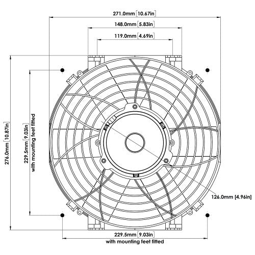 Thermatic High Power Thermatic® "10 Electric Fan – Campnsea