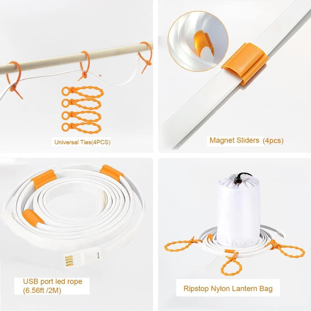 Mrm Portable Led Rope Lights RGB-Remote Control – Campnsea