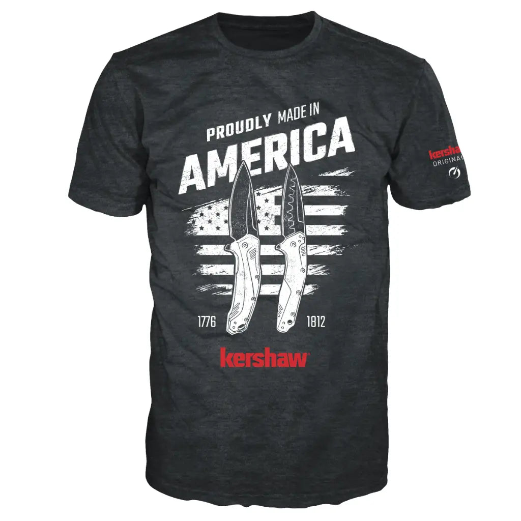 Kershaw T-SHIRT - AMERICA XXL ( Gray ) – Campnsea