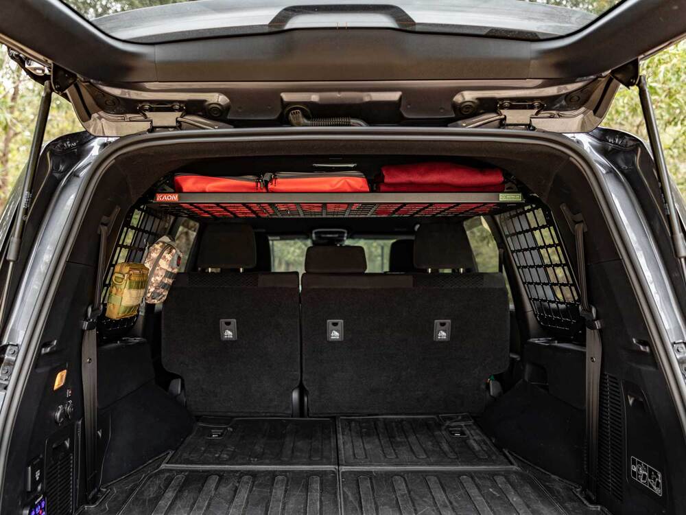 Standalone Rear Roof Shelf to suit Toyota LandCruiser LC300 [Large Sid ...