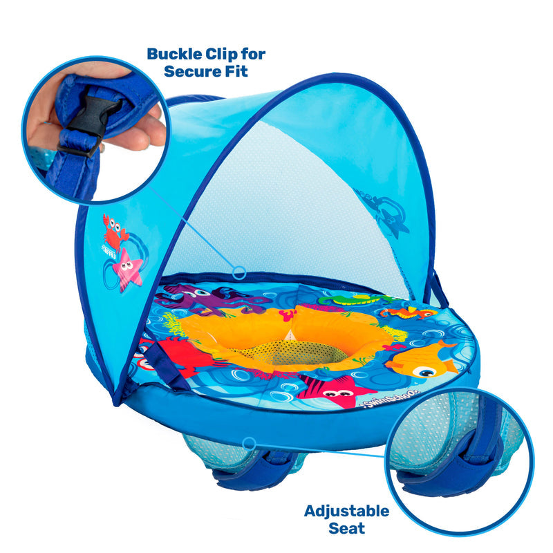 Self-Inflating Baby boat with Adjustable Canopy – Campnsea