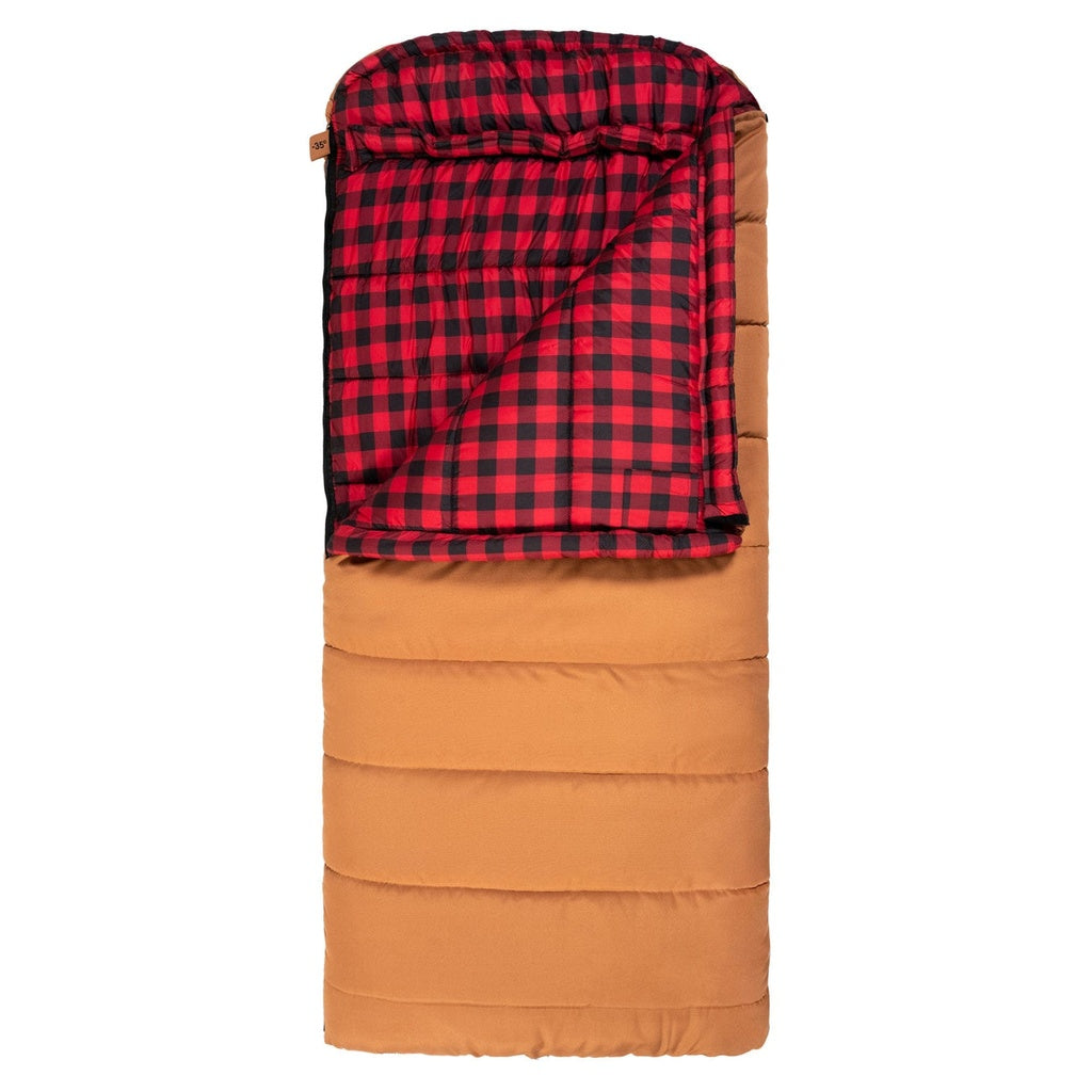 Teton Bridger Sleeping Bag, -35F, Pecan And Fox – Campnsea