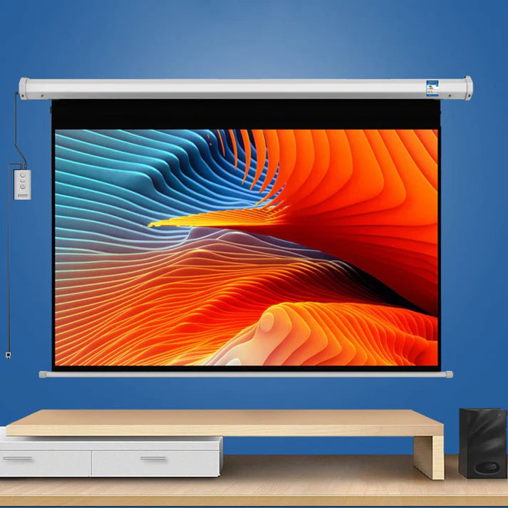 Crony 100 Inch 4:3 Projector Screen Home Automatic Lifting HD Projecti ...