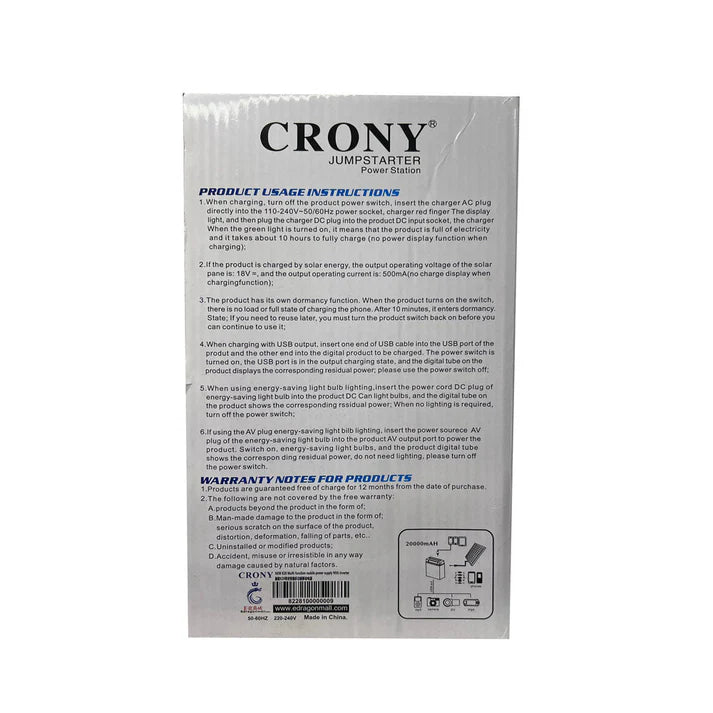 Crony NEW K20+ K20 Multi-function mobile power supply With inverter Po ...
